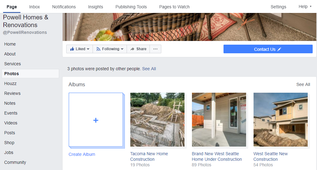 How to Make a Facebook Album Promoting Your Remodeling Project