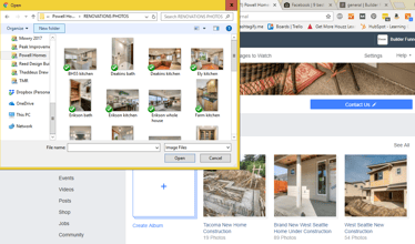 How to Make a Facebook Album Promoting Your Remodeling Project