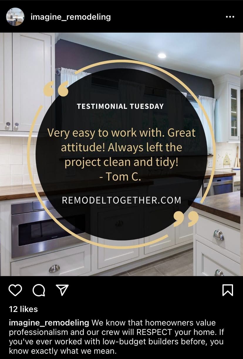 7 Instagram Post Ideas for Contractors, Remodelers, and Home Builders